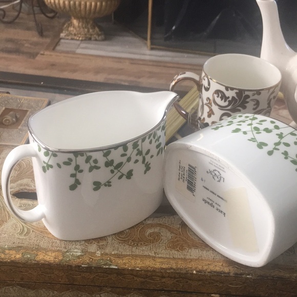 kate spade | Dining | Lenox Kate Spade Green Vine Creamer Set | Poshmark